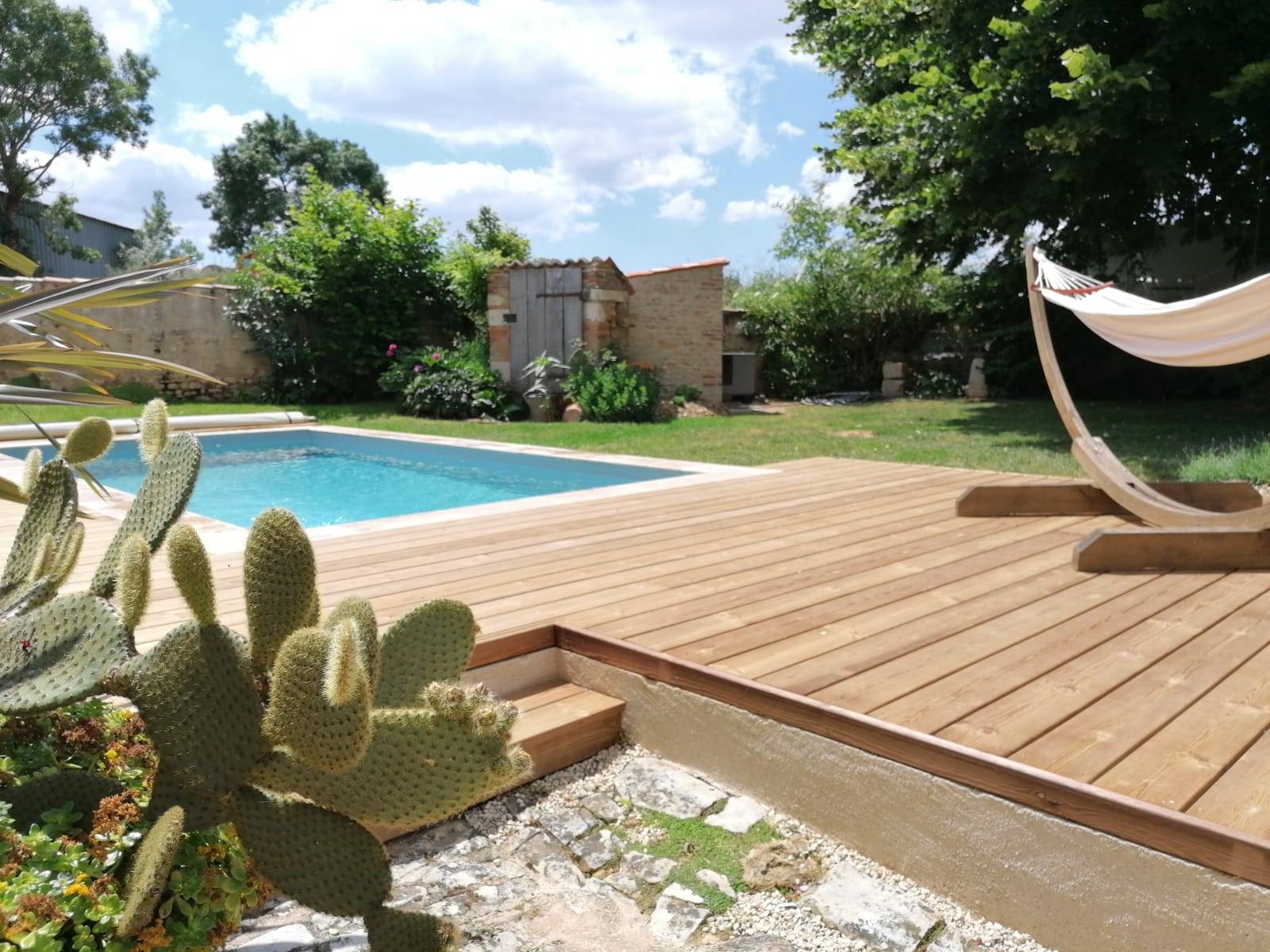 pose terrasse La Roche sur Yon, Vendée